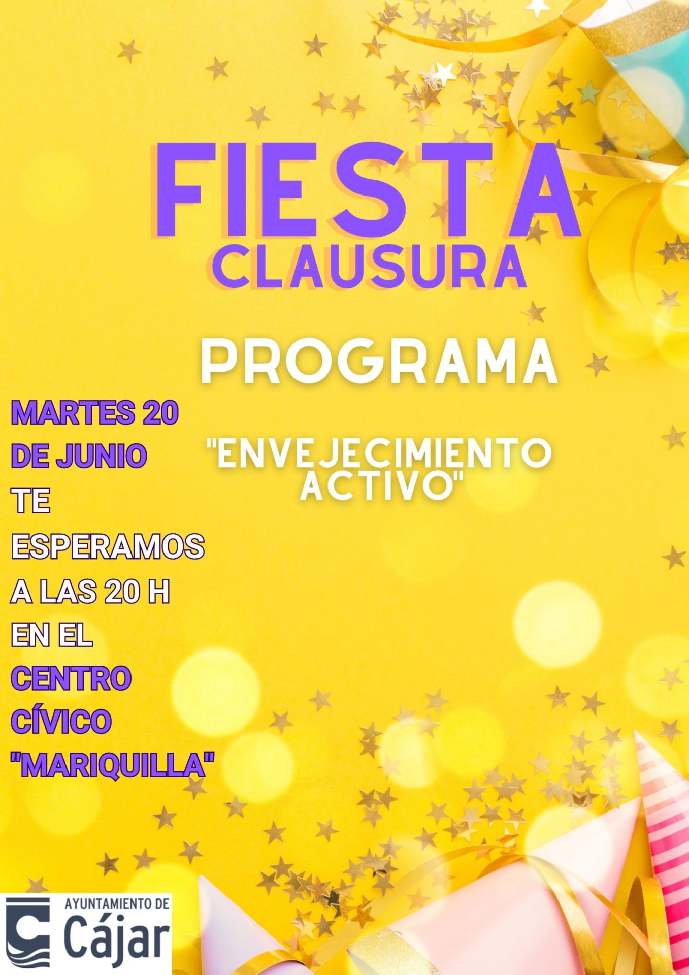 FIESTA DE CLAUSURA DEL PROGRAMA “ENVEJECIMIENTO ACTIVO” - Ayuntamiento ...