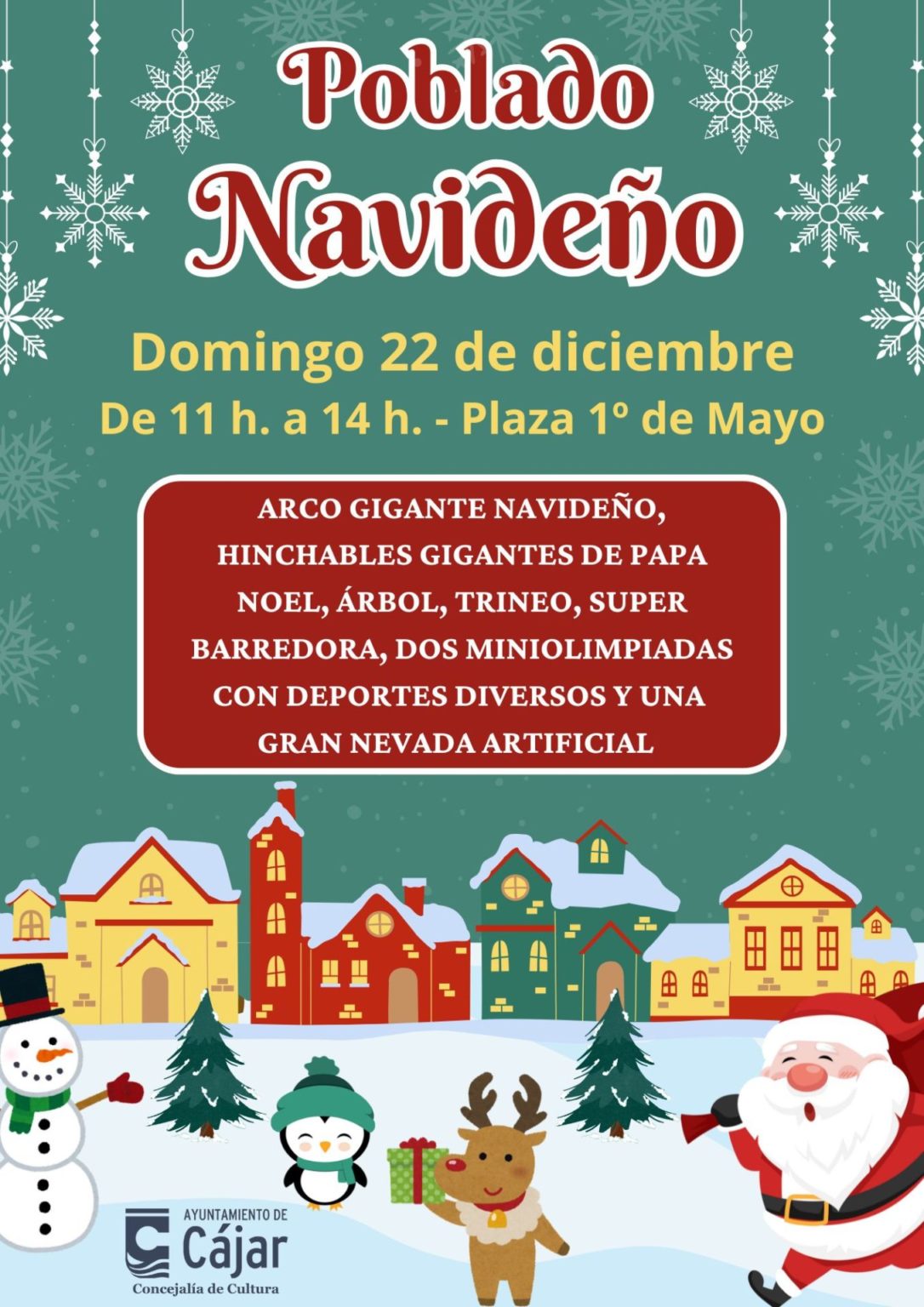 “POBLADO NAVIDEÑO” EL DOMINGO 22 DE DICIEMBRE EN LA PLAZA 1º DE MAYO ...